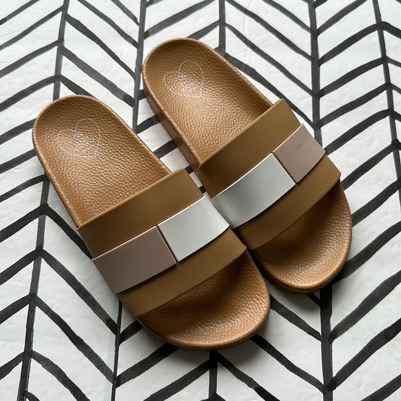 Vici | Shoes | Vici Oasis Society Size 7 Womens Colorblock Sandals ...